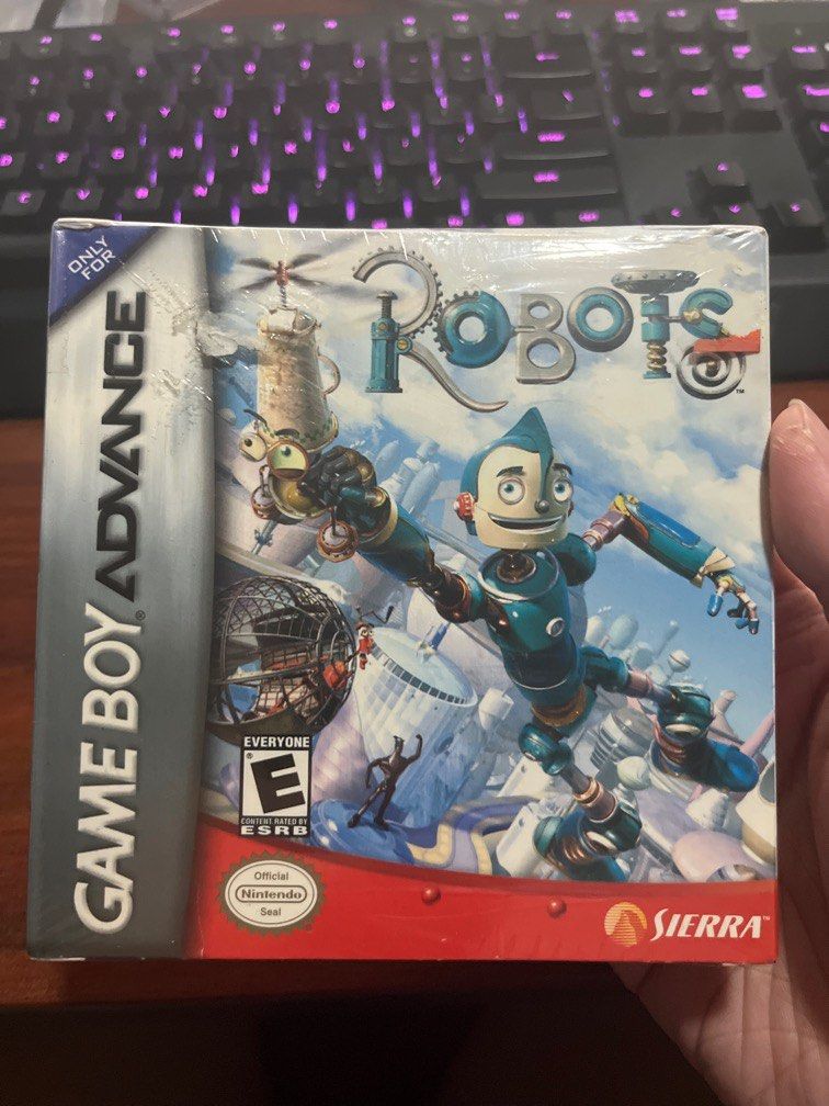 Robots game boy advance nintendo SEALED, Video Gaming, Video Games ...