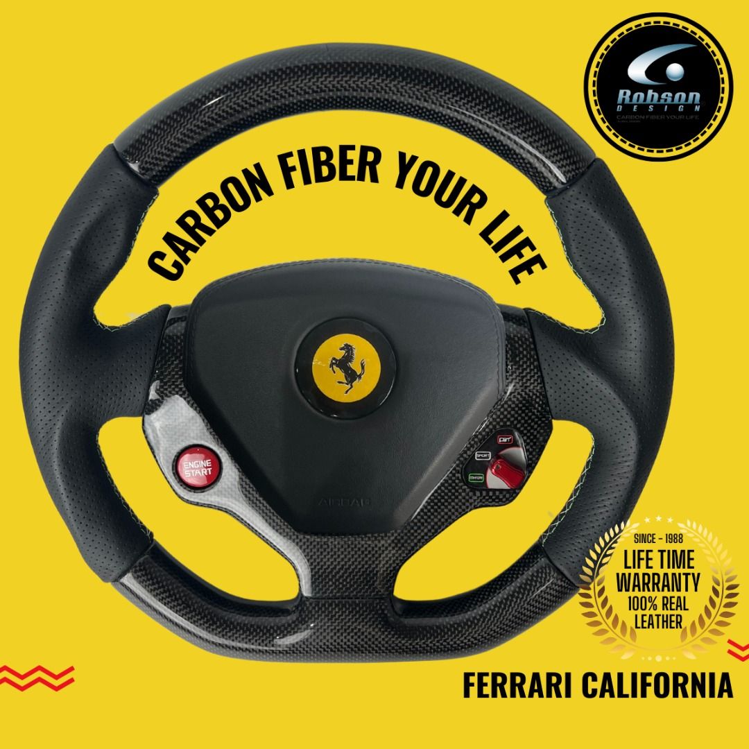 Robson Design Carbon Fiber Steering Wheel / Interior Panels, Car ...