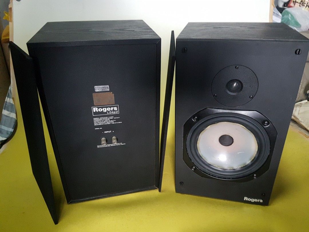 ROGER LS4A/2 8IN BOOKSHELF SPEAKER, Audio, Soundbars, Speakers ...