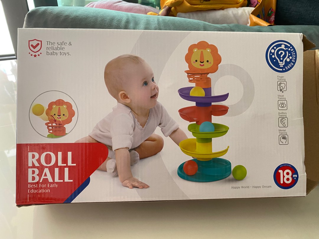 Roll ball toy, Babies & Kids, Infant Playtime on Carousell