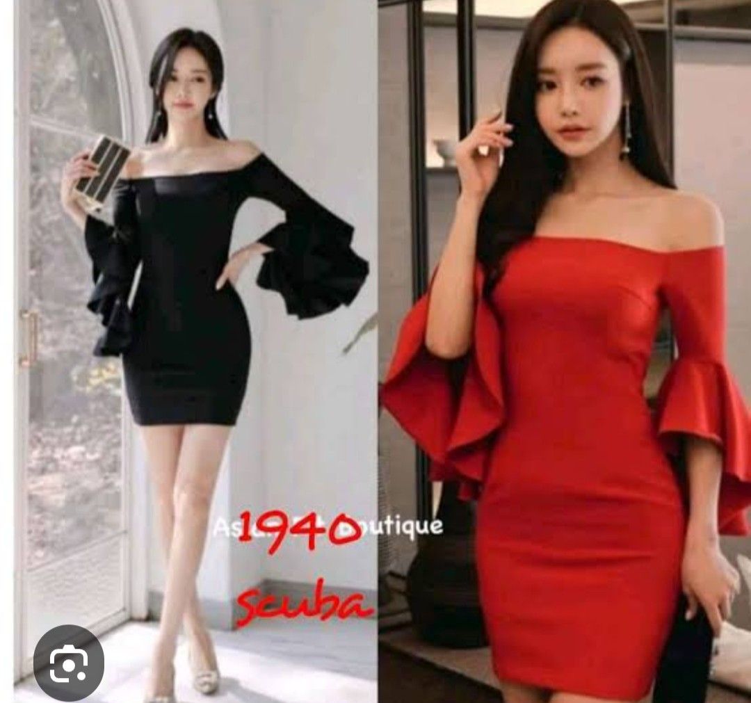 Sabrina cocktail dress, Fesyen Wanita, Pakaian Wanita, Gaun & Rok di ...