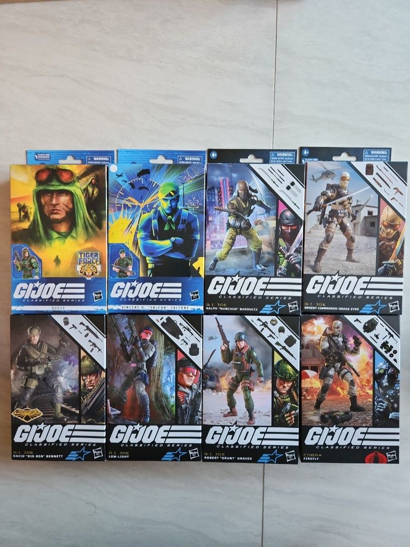 SALE: G.I. Joe Classified Desert Commando Snake Eyes, Dusty Tiger Force ...