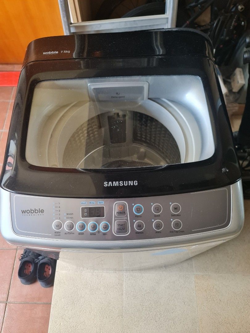 Samsung 7.5 Kg Wobble Washing Machine, TV & Home Appliances, Washing ...