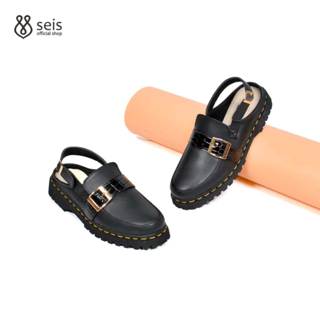 Seis docmart / docmart shoes / loafers shoes / loafers, Fesyen Wanita ...