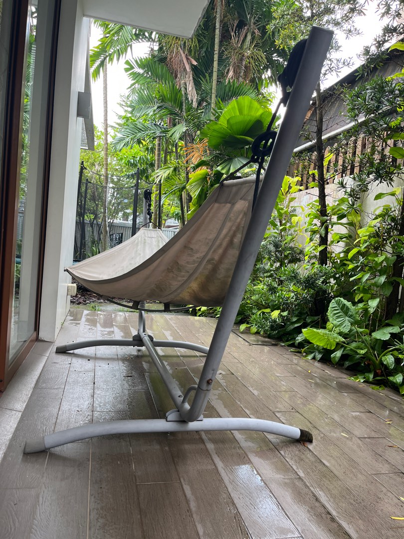 Self-standing Hammock frame, Furniture & Home Living, Outdoor Furniture ...