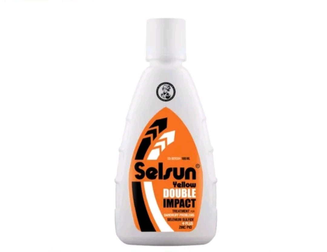 Selsun yellow double impact shampoo 100ml, Kesehatan & Kecantikan ...
