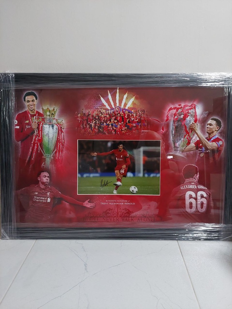 Signed Trent Alexander Arnold Liverpool Custom Framed Photo, Men's ...