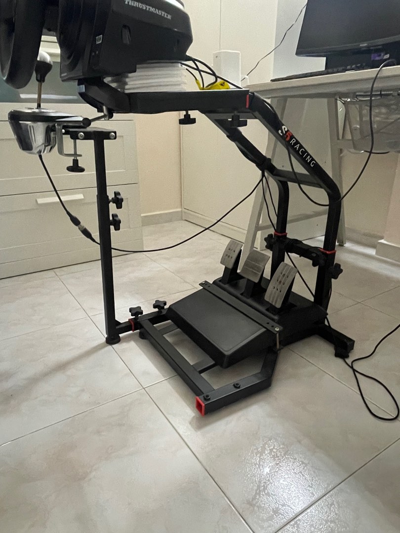 sim racing wheel stand from S5 Racing ($90). suitable for thrustmaster ...