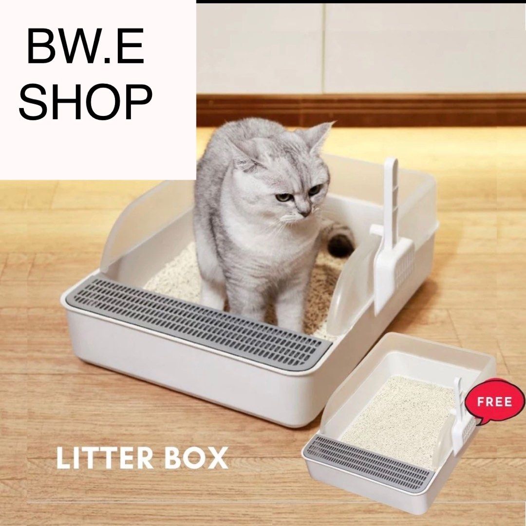 Simple Litter Box Tray for Pets (Cats & Dogs) Animal Sand Extra Large ...