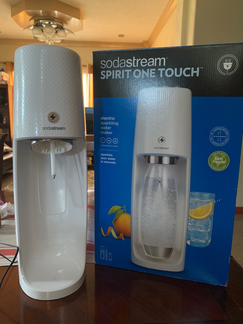 SodaStream One Touch Sparkling Water Machine, Furniture & Home Living ...