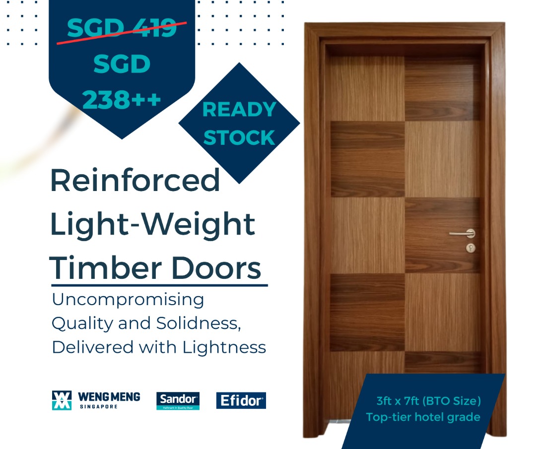 Timber Wooden Laminated Door (Branded Laminates), Furniture & Home ...