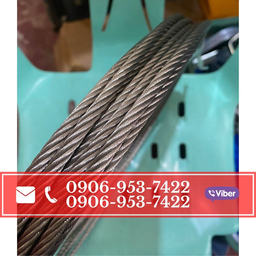 Stainless wire rope 6mm, Commercial & Industrial, Construction ...