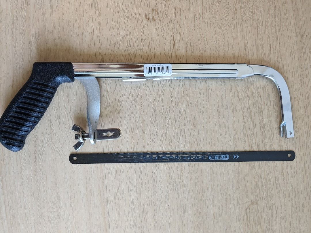 STANLEY HACKSAW FRAME 12", Furniture & Home Living, Home Improvement ...