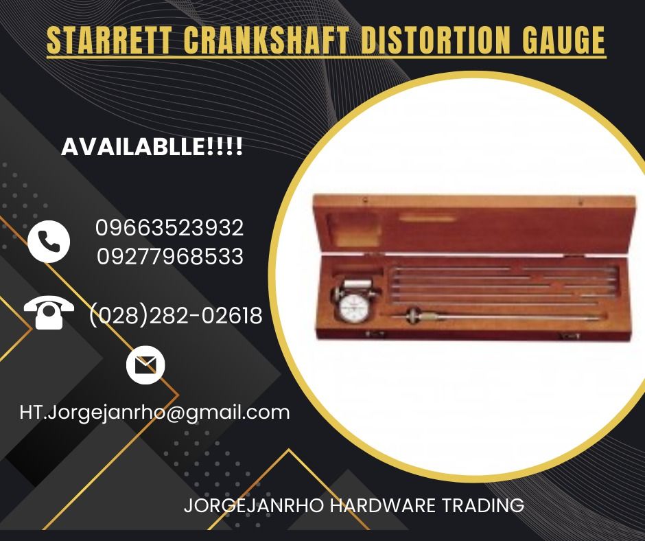 STARRET CRANKSHAFT DISTORTION GAUGE, Commercial & Industrial ...