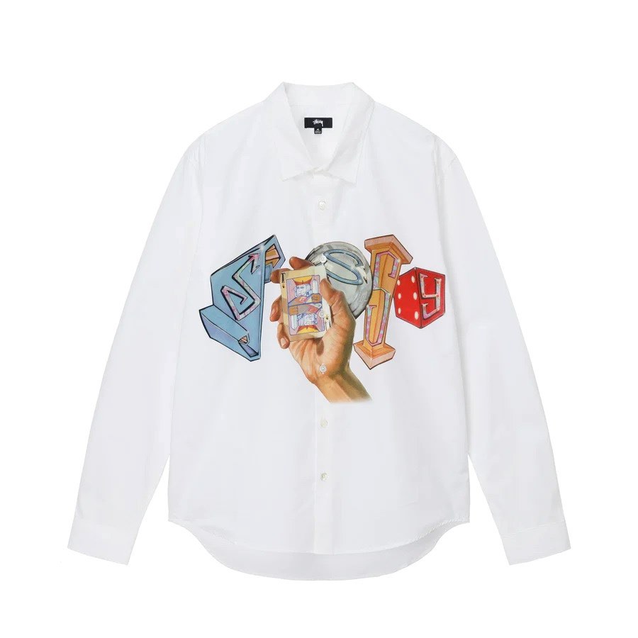 Stussy x Goldie Collab Shirt, Men's Fashion, Tops & Sets, Formal Shirts ...