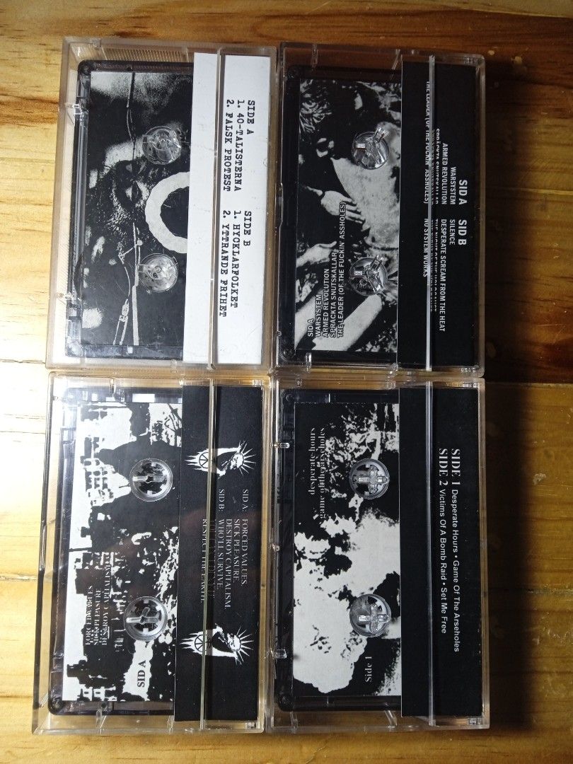Swedish D-beat Cassette Tapes, Hobbies & Toys, Music & Media, CDs ...