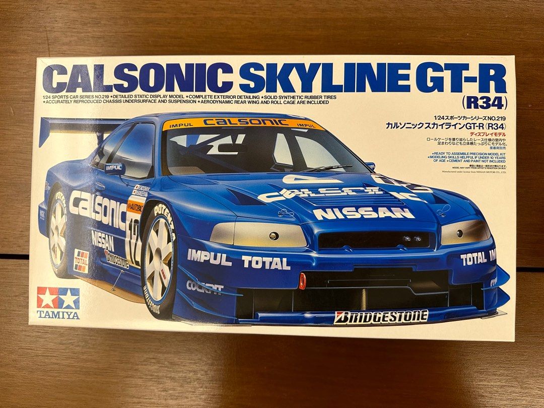 Tamiya Calsonic Skyline GT-R / and GT-R;R34; Tyrrell P34 - 1:24 Cars, Hobbies & Toys, Toys ...