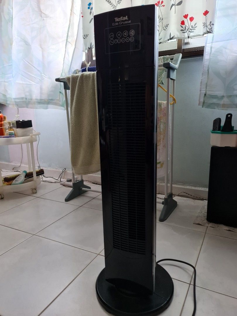 Tefal Tower Fan with remote, Furniture & Home Living, Lighting & Fans ...