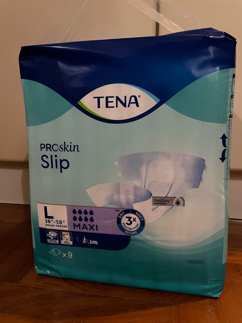 Tena Proskin Slip Maxi Adult Diaper L Maximum Absorption Health