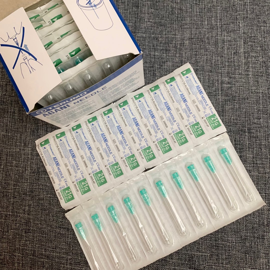 TERUMO 21G AGANI NEEDLE (0.8x38mm) 皮下水 針頭 針咀, 寵物用品, 寵物家品及其他 - Carousell