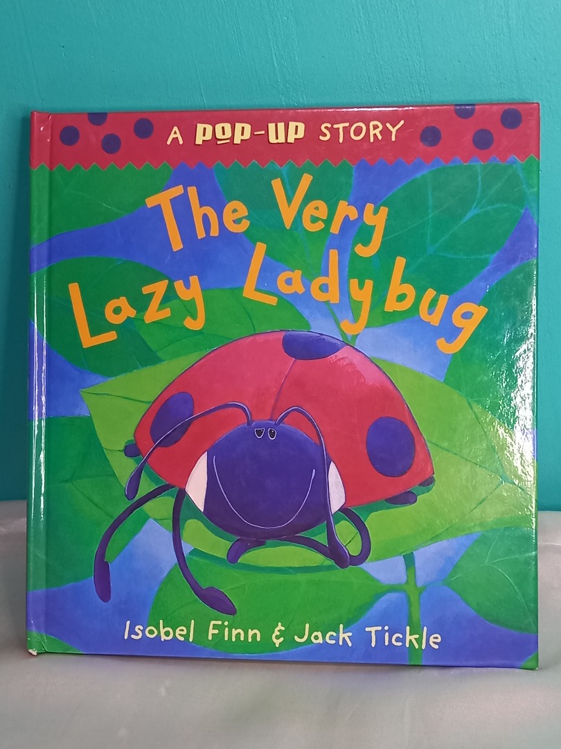 The Very Lazy Lady Bug Pop-Up Story Book Hardbound, Hobbies & Toys, Books & Magazines, Children ...