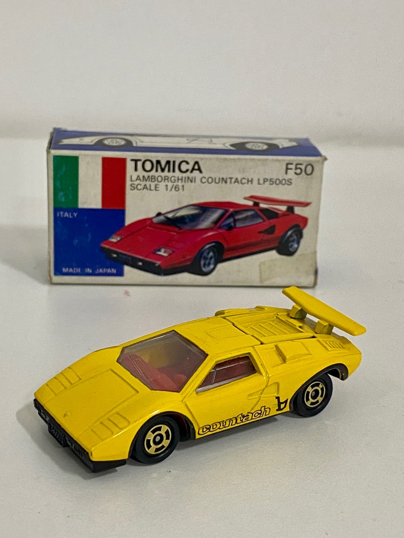 Tomica blue box Lamborghini Countach LP500S made in Japan, Hobbies ...