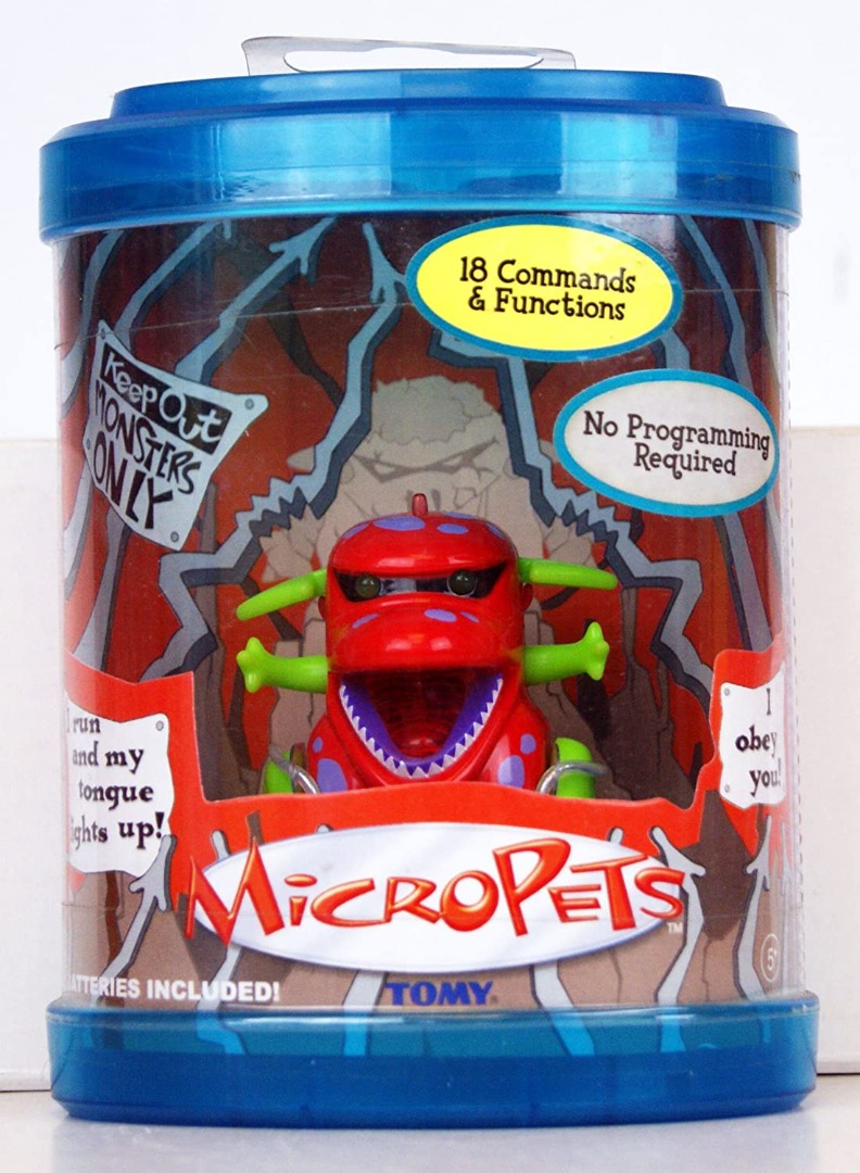 Tomy - MicroPets - Series 1 - EXCLUSIVE - 2002 - Red Monster - Yuk, 興趣及 ...