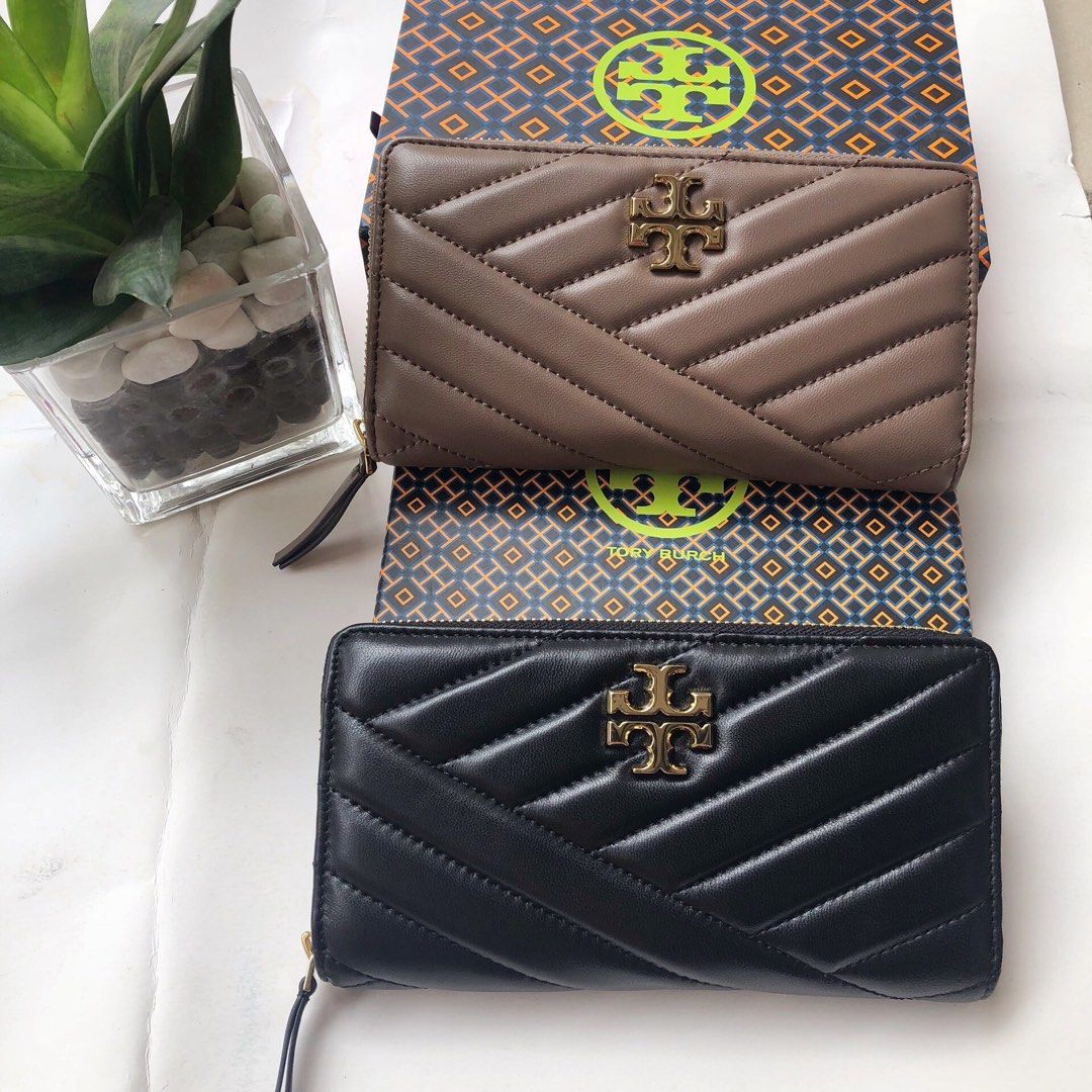 Tory burch lady Wallet kira chevon Wallet both color Avail, Women's ...