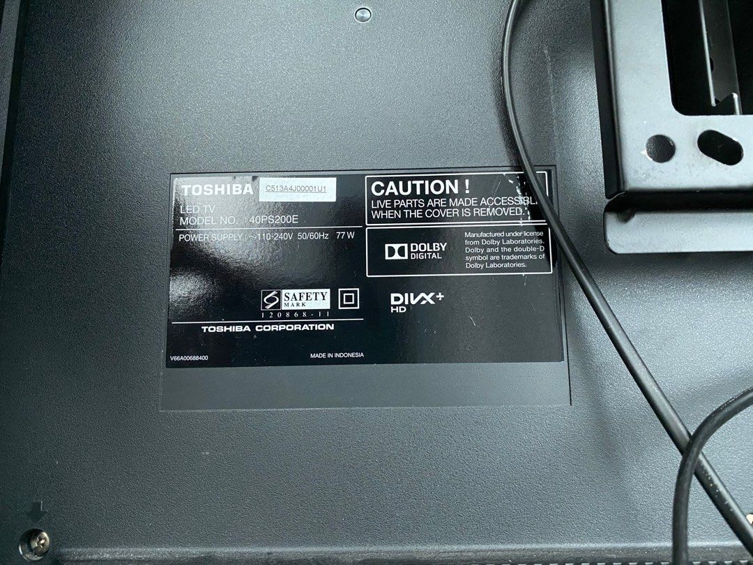 Toshiba 40PS200E and Inspur Android Tv Box, TV & Home Appliances, TV & Entertainment, TV on ...