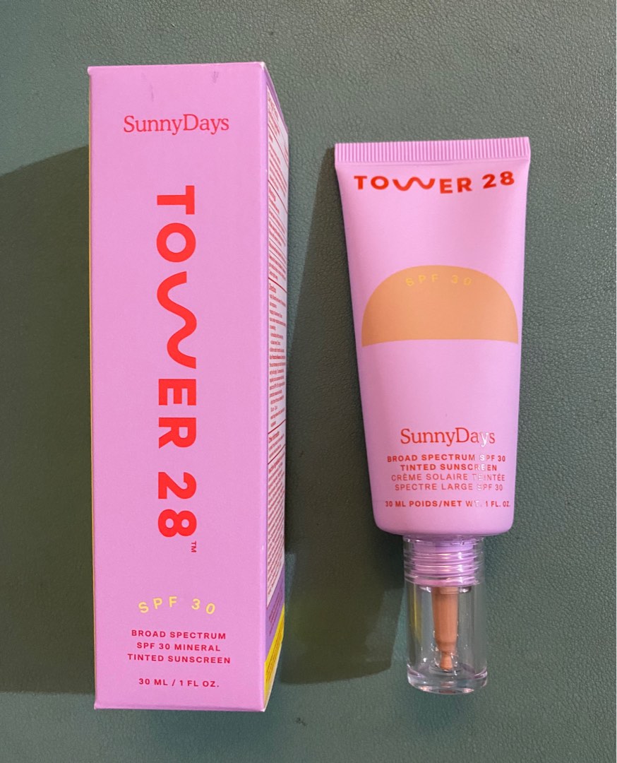 Tower 28 SunnyDays Tinted SPF 30 Ocean Park, Beauty & Personal Care ...