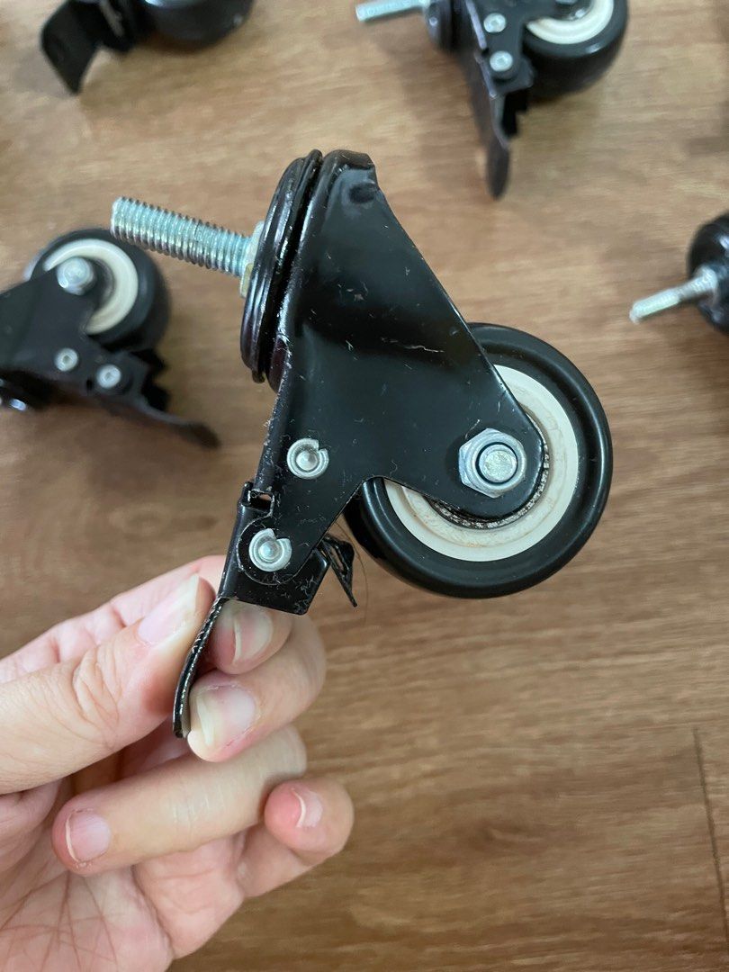 Castor Wheel with lock (Trolley Wheel), Furniture & Home Living, Home ...