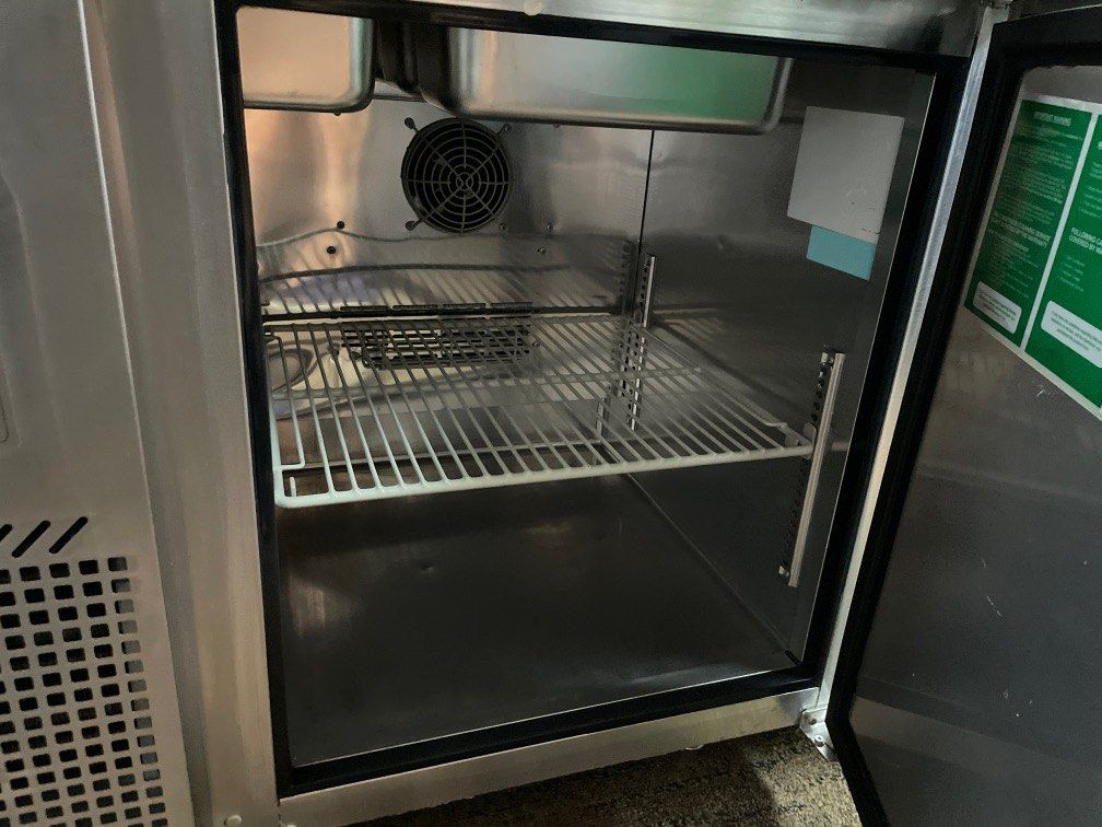 Turbo air single door open top counter chiller / display chiller ...