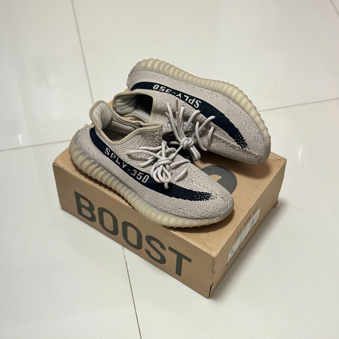 [US8.5] Yeezy 350 V2 Slate, Men's Fashion, Footwear, Sneakers on Carousell
