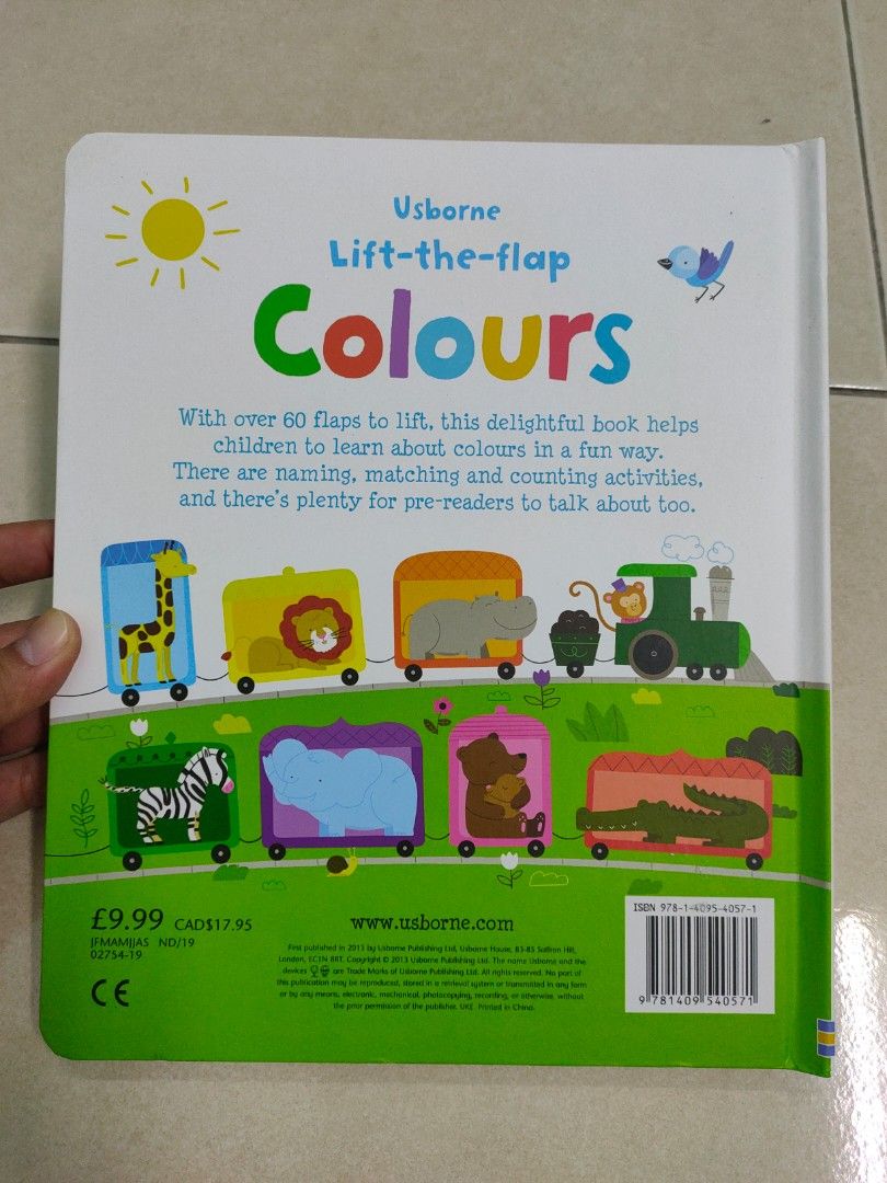 [Usborne][Lift-the-Flap] Colours [ 100% Original ], Hobbies & Toys ...