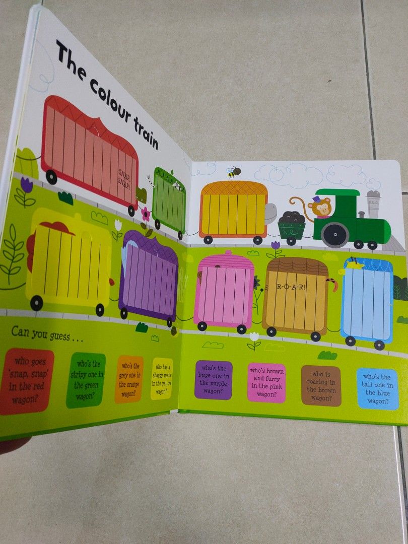 [Usborne][Lift-the-Flap] Colours [ 100% Original ], Hobbies & Toys ...