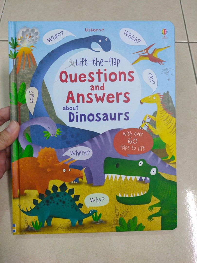 [Usborne][Lift-the-Flap] Questions and Answers About Dinosaurs [ 100% ...