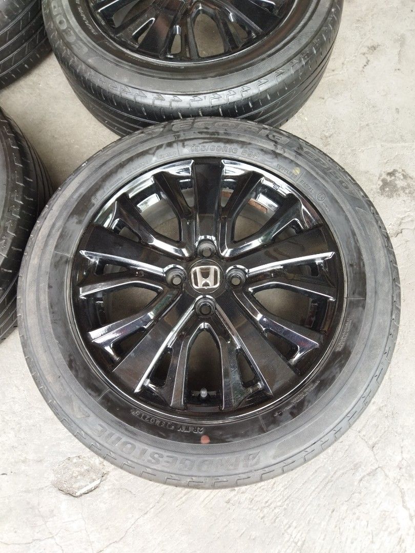 Velg Mobil oem original Honda Jazz rs Gk5 Black Top, Aksesoris Mobil di ...