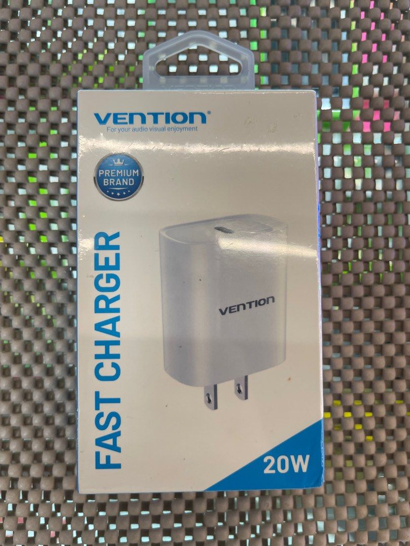 Vention Fast Charger 20W C-Type Plug, Mobile Phones & Gadgets, Mobile ...