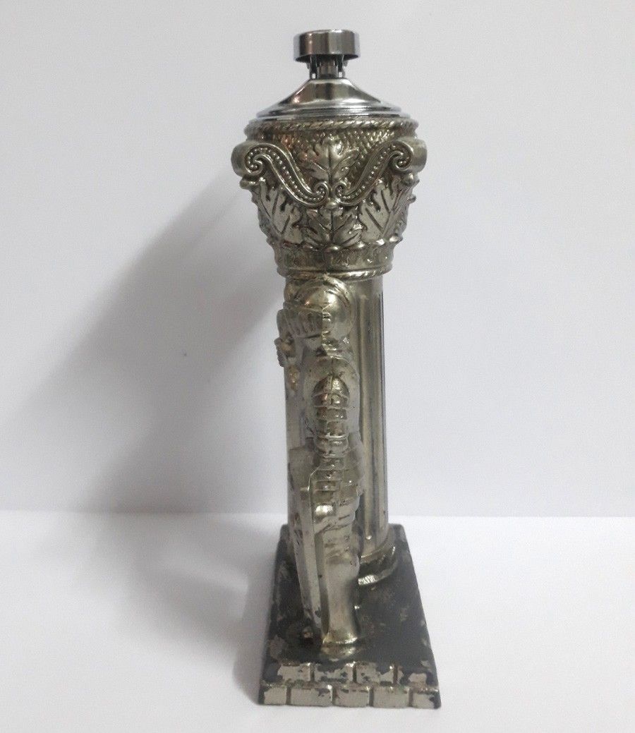 Vintage Metal Medieval Armored Knight Table Lighter, Hobbies & Toys ...