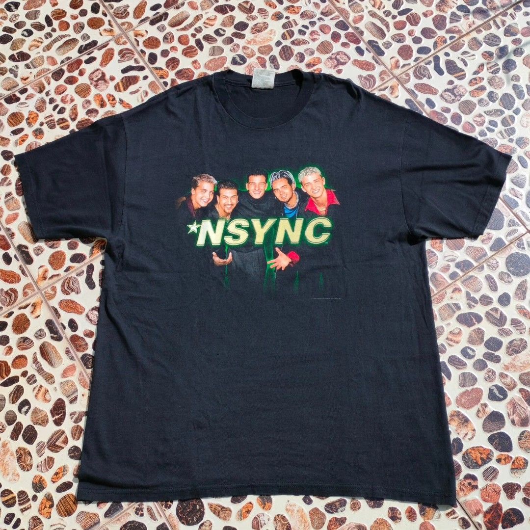 Vintage Nsync World Tour, Men's Fashion, Tops & Sets, Tshirts & Polo ...