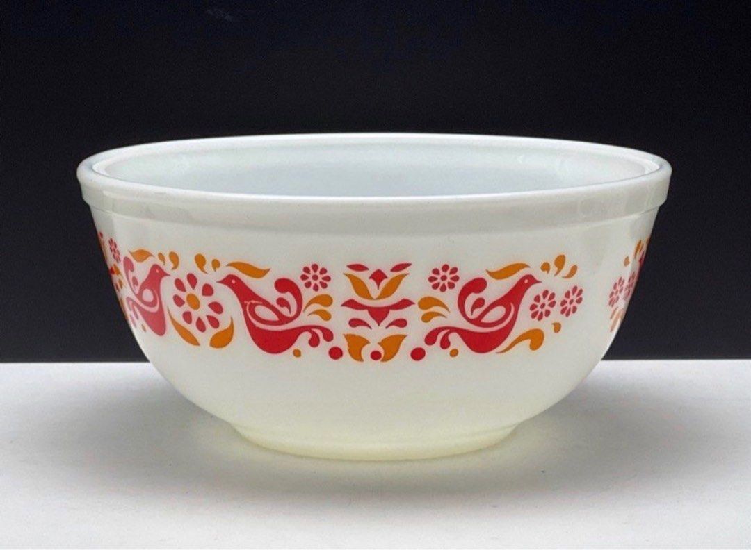 Vintage PYREX FRIENDSHIP PATTERN MIXING BOWL 2.5QT/2.5L, Furniture ...