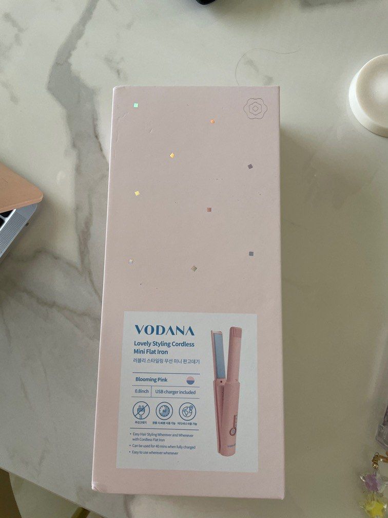 Vodana mini cordless straightener, Beauty & Personal Care, Hair on ...