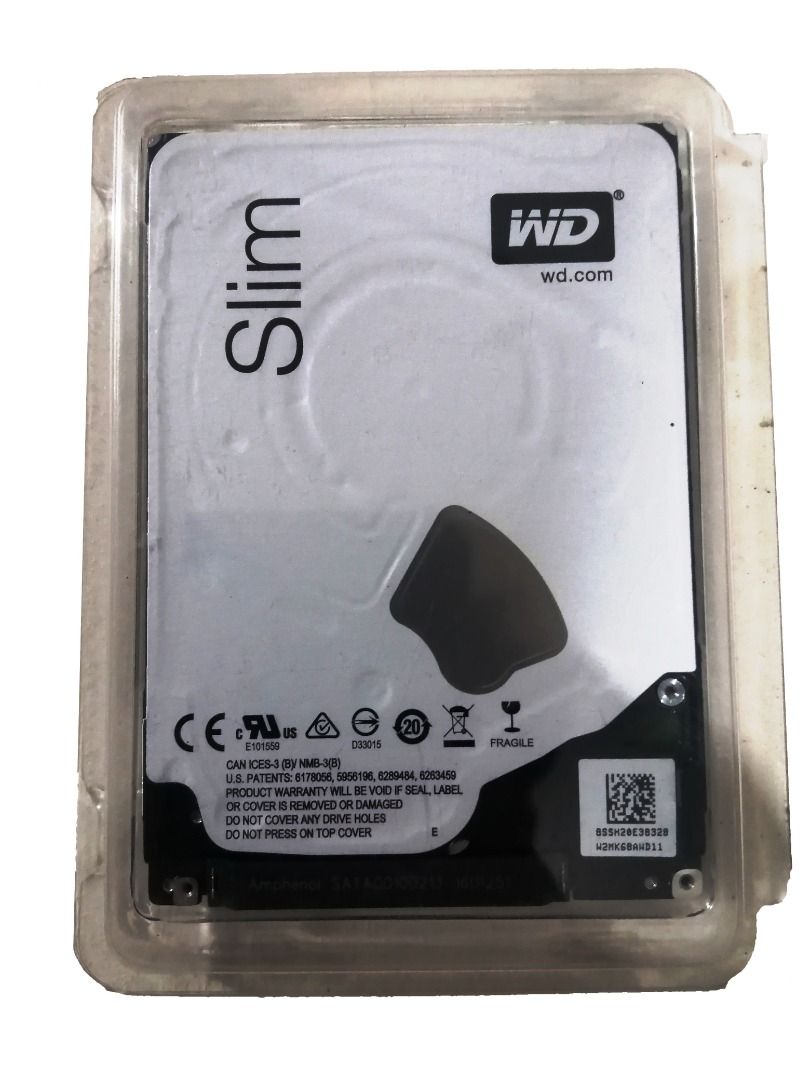 WD Blue Slim 1TB SATA mobile harddisk, Computers & Tech, Parts ...