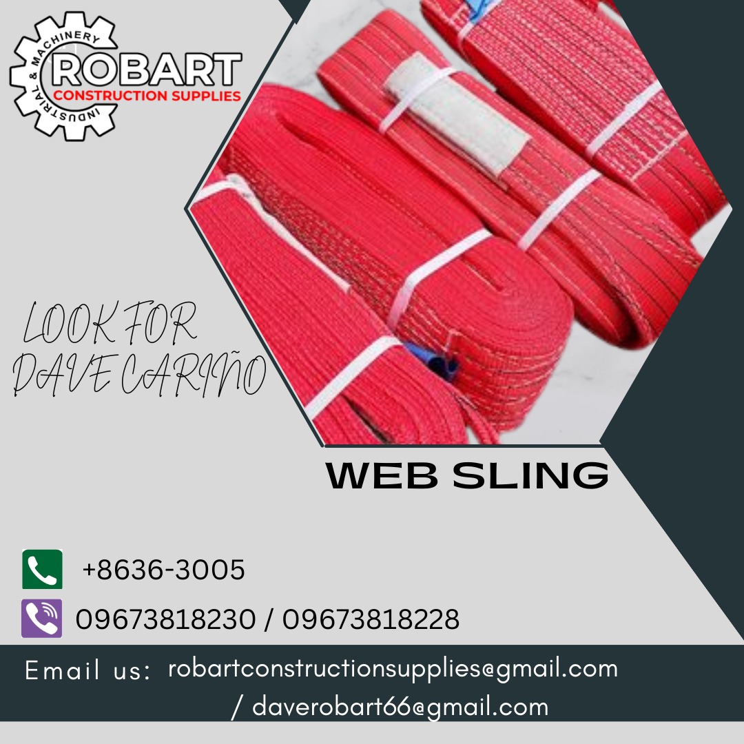 WEB SLING, Commercial & Industrial, Construction Tools & Equipment on ...
