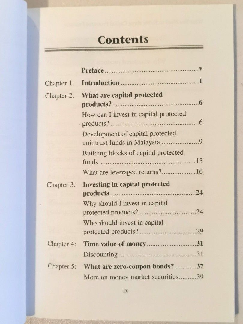 What you need to know about capital protected products Book By Chris ...