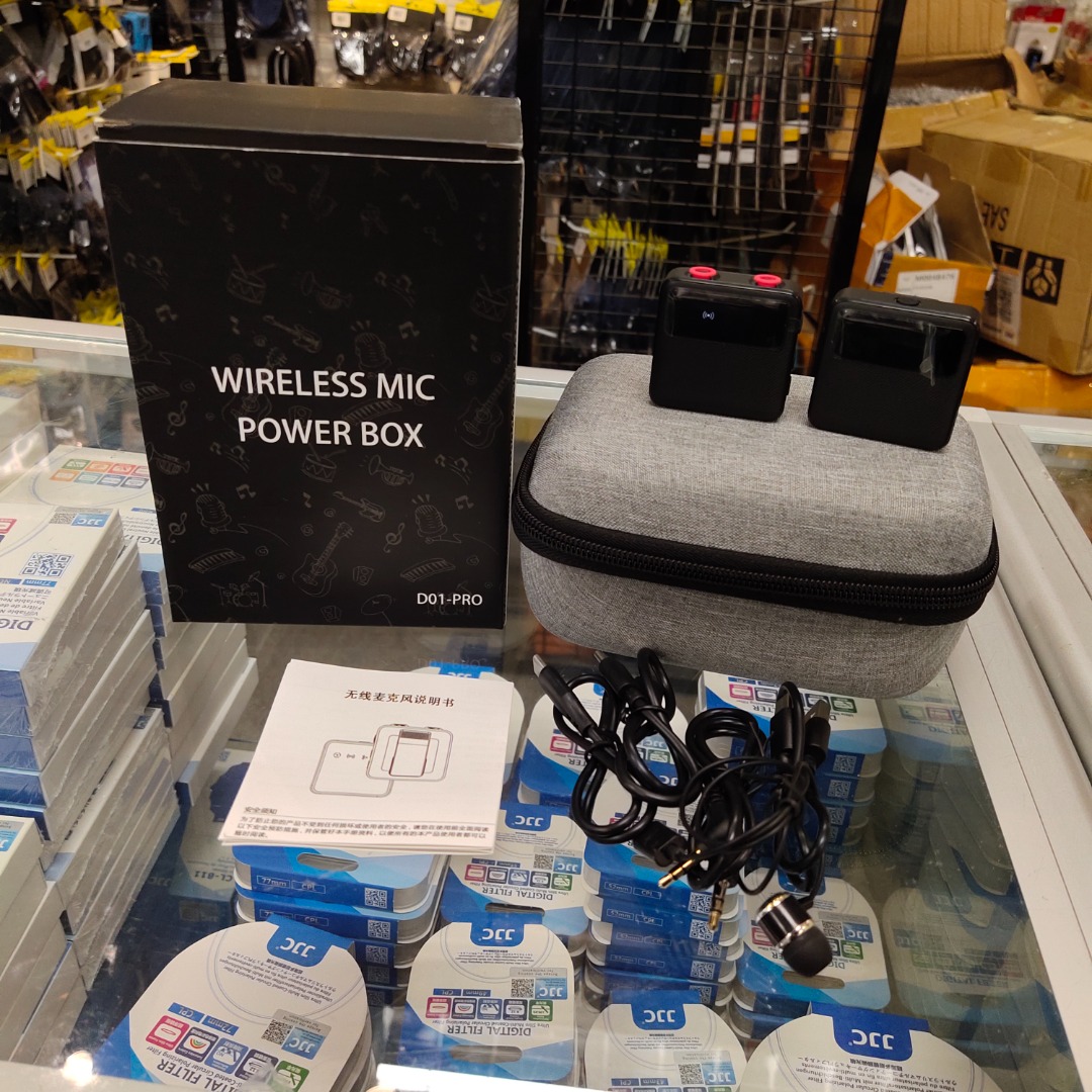 Wireless Mic Powerbank Plug & Play Power Box 3000mAh Live Studio Tiktok ...