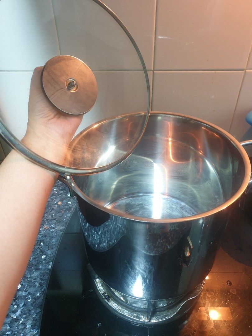 WMF Stainless Steel Pot, Furniture & Home Living, Kitchenware ...