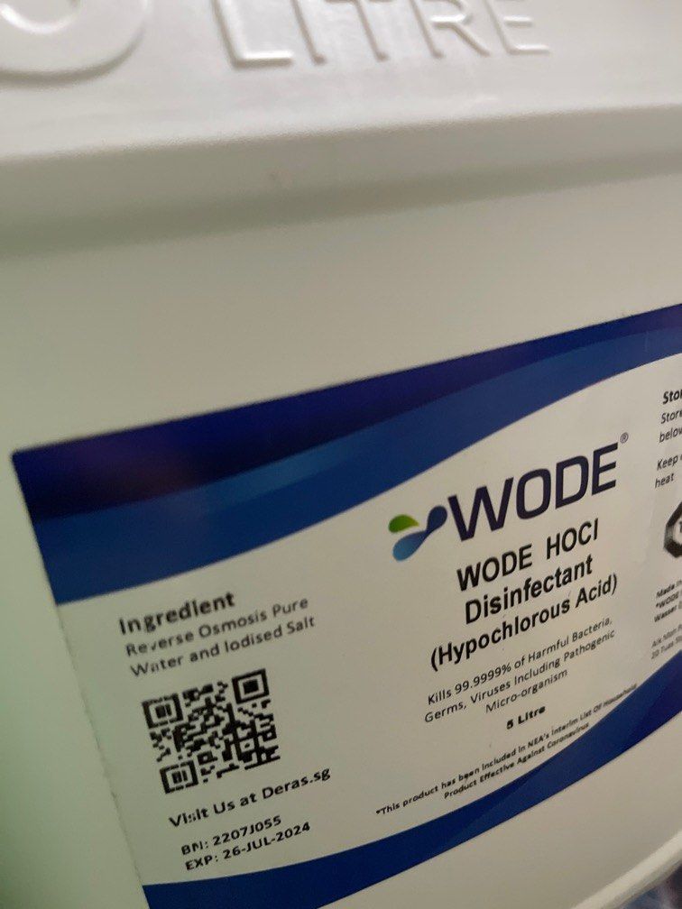 Wode disinfectant 5 litres, TV & Home Appliances, Vacuum Cleaner & Housekeeping on Carousell