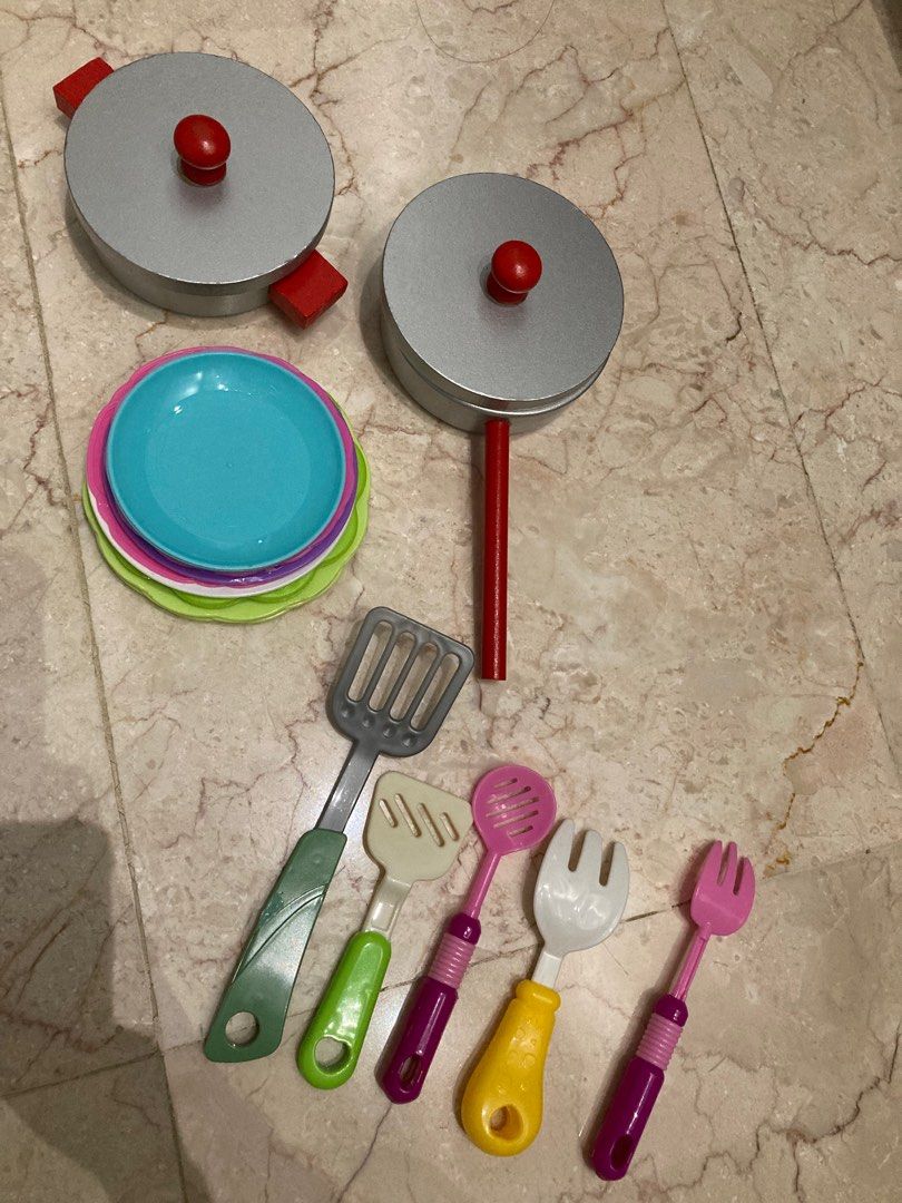Wooden Kitchen Set, Babies & Kids, Infant Playtime on Carousell