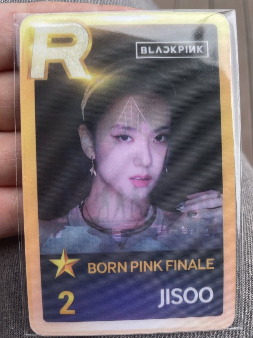 [wts 180 lenti card] blackpink jisoo yg superstar event mission ...
